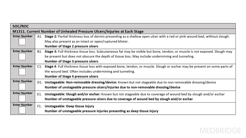 OASIS-E1: Section M | Medbridge