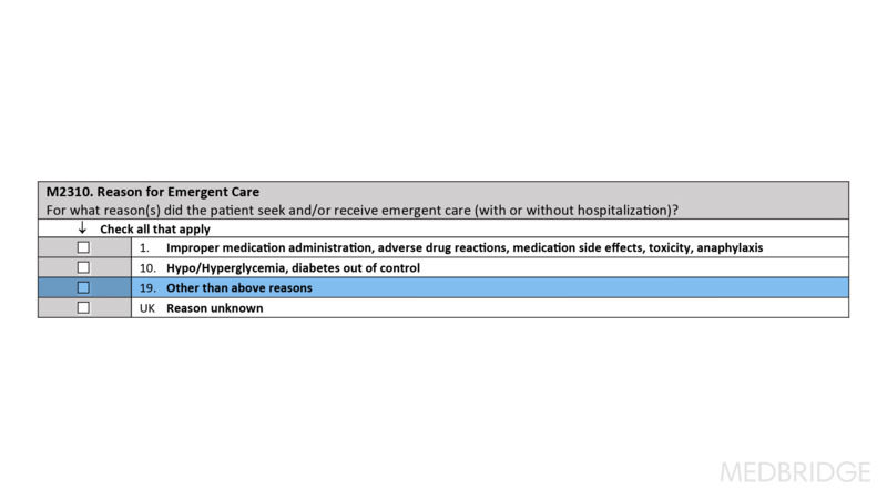 OASIS-E1: Transfer- and Discharge-Specific Items | Medbridge